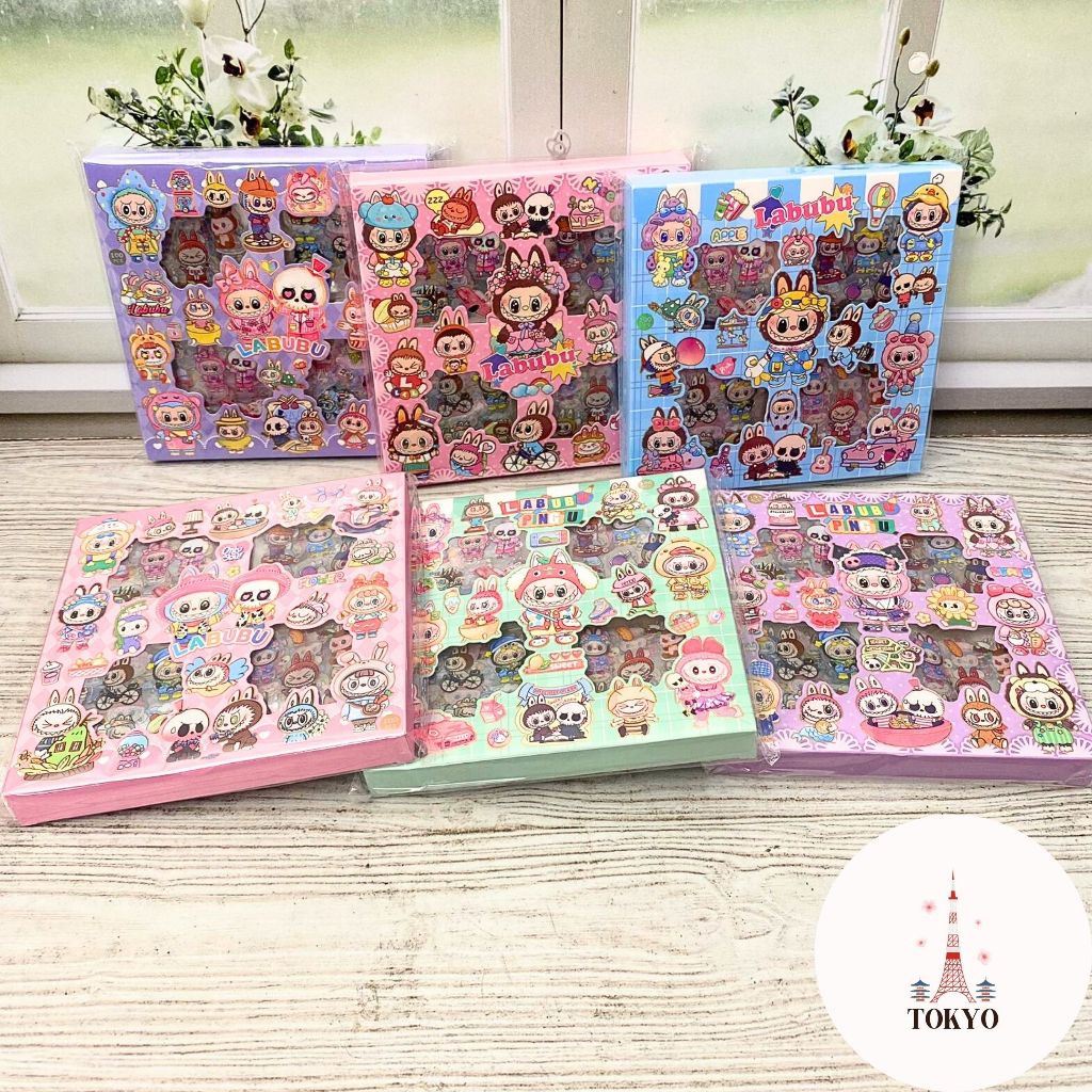 Jual Stiker 100 Lembar Labubu Scrapbook Lucu Imut Stationery | Shopee ...