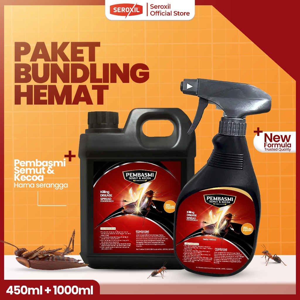 Jual Seroxil Paket Cairan Anti Serangga Pembasmi Anti Semut / Anti ...