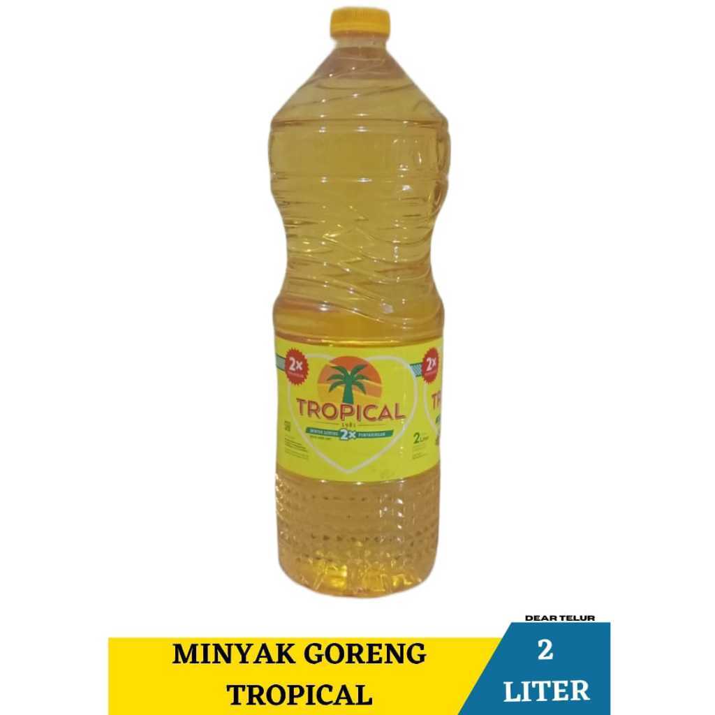 Jual minyak goreng 1 dus tropical botol 2 liter isi 6 PCS | Shopee ...