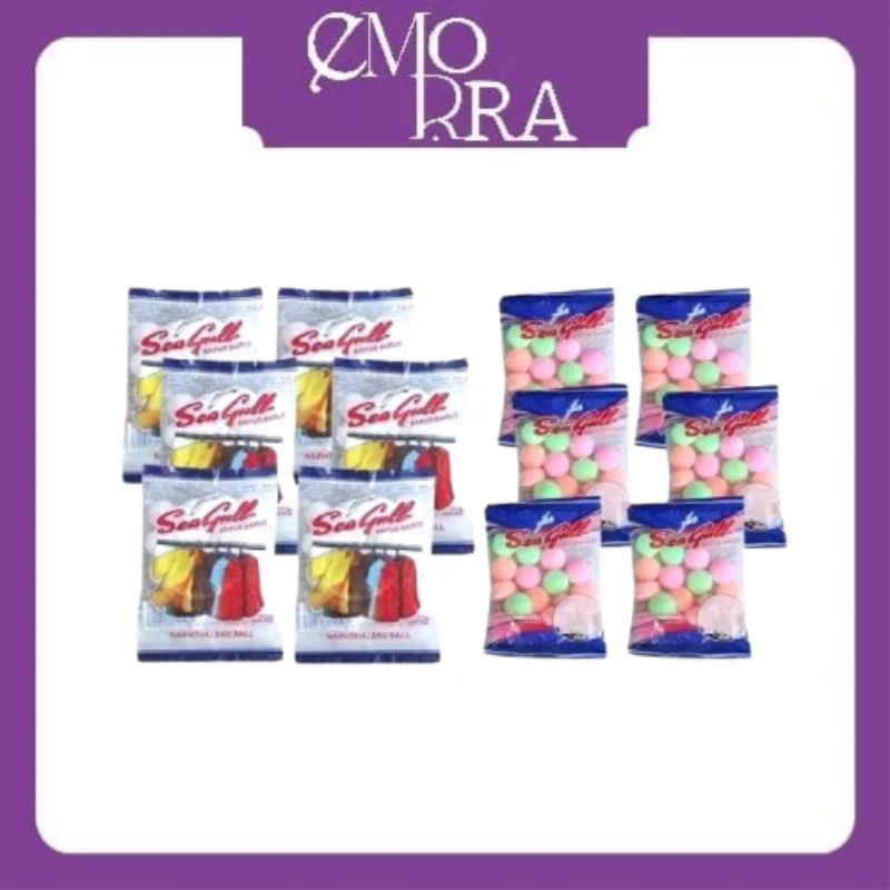 Jual Seagull Napthalene Ball Renceng SATUAN KapurBarus Kamper Mini ...