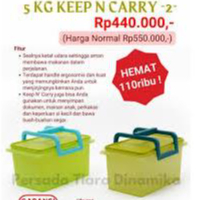 Jual tutup jumbo keep n carry PROMO keep carry 5kg ORI tutup slice n stote | Shopee Indonesia