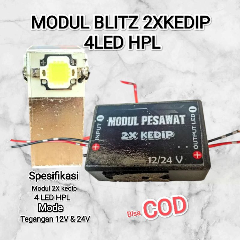 Jual MODUL ROTARI BLITZ PESAWAT KEDIP 2X (1 SET MODUL+LAMPU HPL 4MATA ...