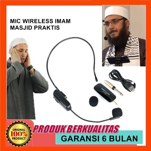 Jual Promo Mic Wireless Untuk Imam Masjid Mic Bando Imam Sholat Mic ...