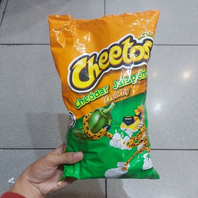 Jual cheetos cheddar jalapeno crunchy 226.8g snack rasa keju | Shopee ...