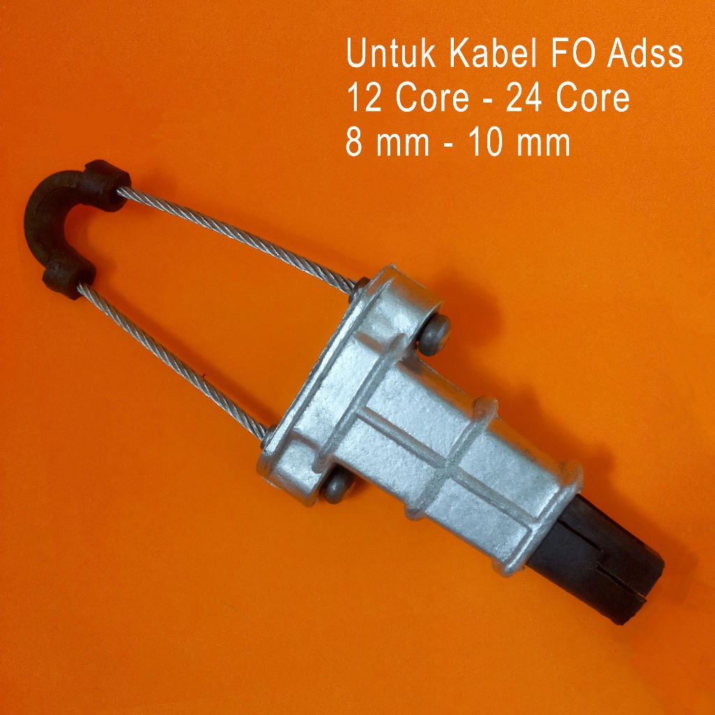 Jual Dead End Clamp Fiber Optik Adss 12 Core - 24 Core / Klem Buaya FO ... Jual Dead End Clamp Fiber Optik Adss 12 Core - 24 Core / Klem Buaya FO ...