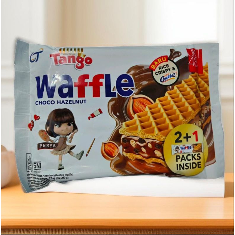 Jual (COD) Waffle Tango Choco Hazelnut 75 gram 1 pcs | Shopee Indonesia
