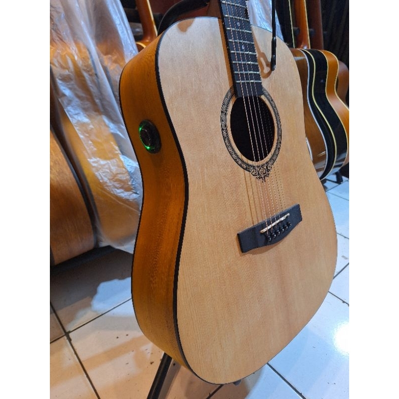 Jual Gitar Transkustik Deluxe D100 TA Gitar Akustik original Pabrik ...
