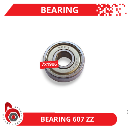 Jual Bearing 607 ZZ N*N Japan Bering Double Tutup Besi Klaher Laher ...