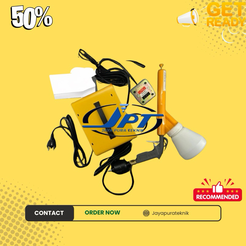Jual Mesin Powder Coating Portable Mini Spray Gun Oven Cat Bubuk PC03-5 ...