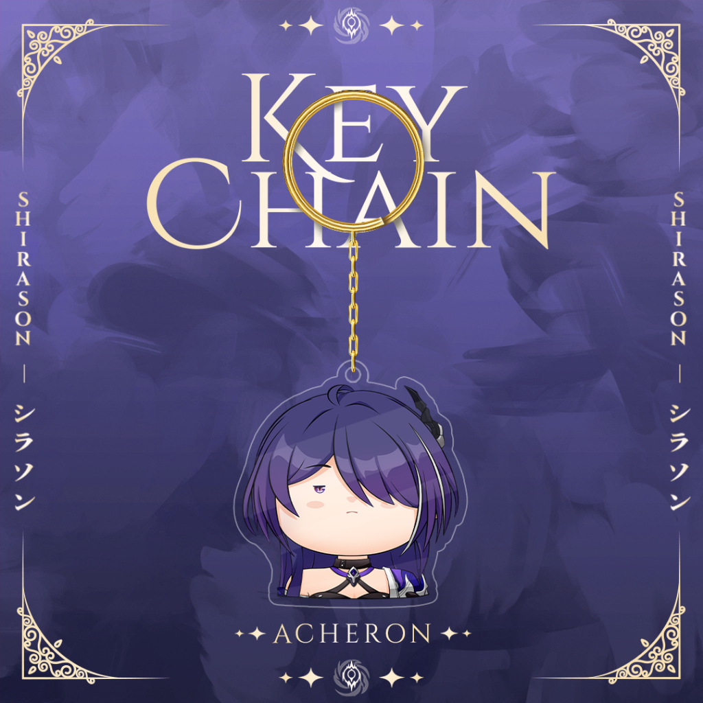 Jual Honkai Star Rail - Acheron Key Chain | Gantungan Kunci (art by ...