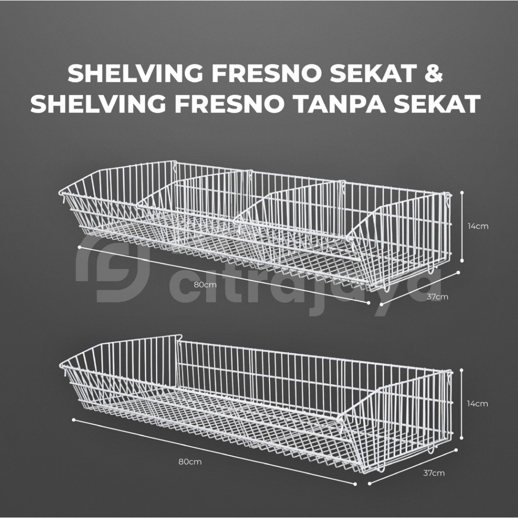 Jual FRESNO | EKSTRA RAK TAMBAHAN KERANJANG SHELVING BESI CIKI SNACK ...