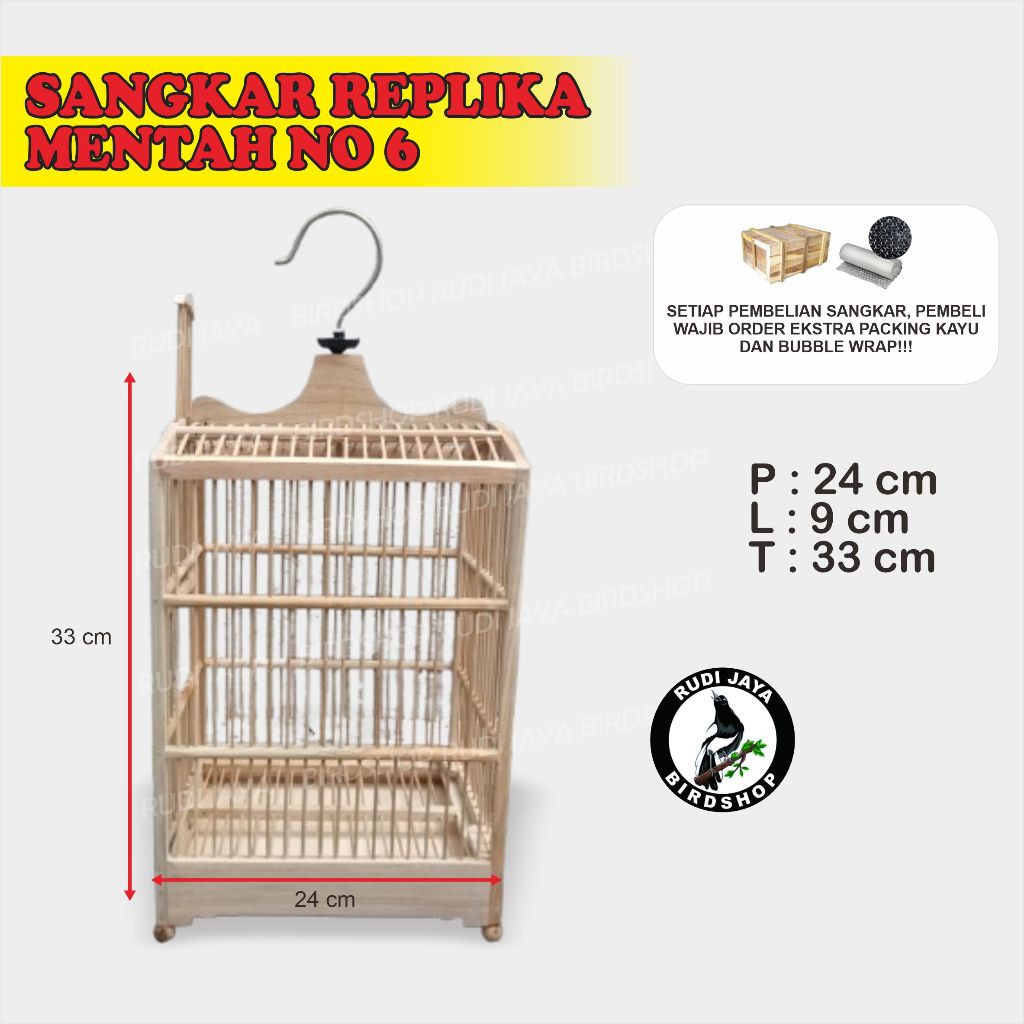 Jual SANGKAR REPLIKA BNR MATANG UNTUK BURUNG PLECI KONIN SOGON ...