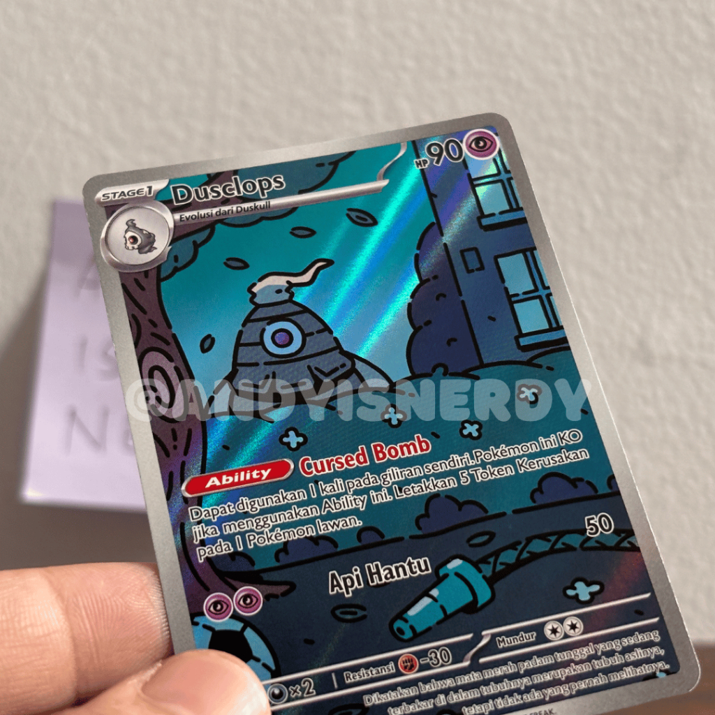 Jual Kartu Pokemon TCG sv7s Dusclops AR 178/166 Trading Card Game ...