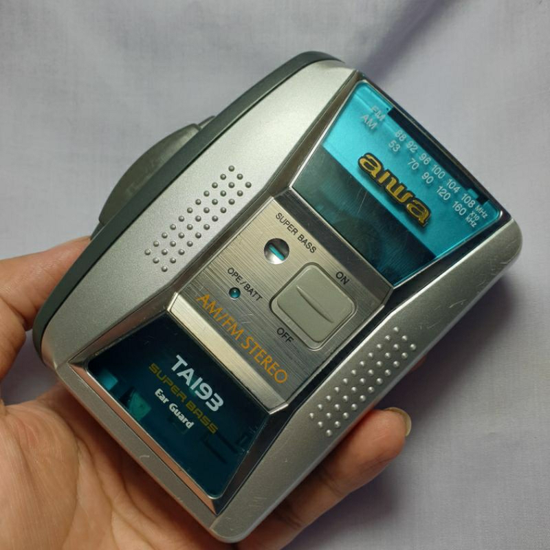 Jual Walkman Aiwa HS - TA193 Cassette Player Radio Super Bass | Shopee Indonesia