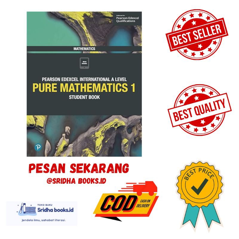 Jual Pearson Edexcel International A Level - Pure Mathematics 1 (Student Book) | Shopee Indonesia
