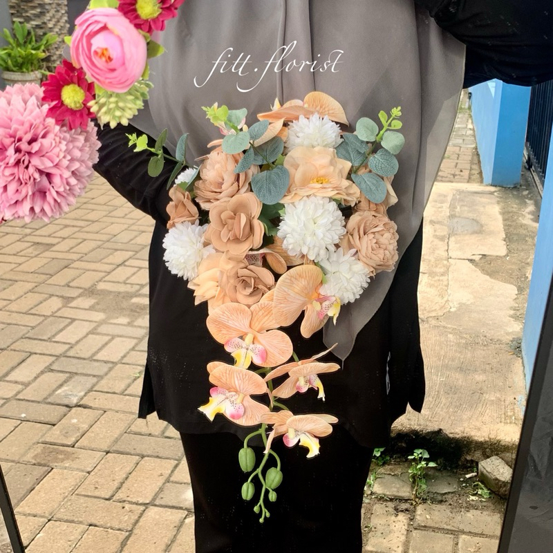 Jual READY STOCK (MODEL BARU) Handbouquet handbuket wedding pengantin ...