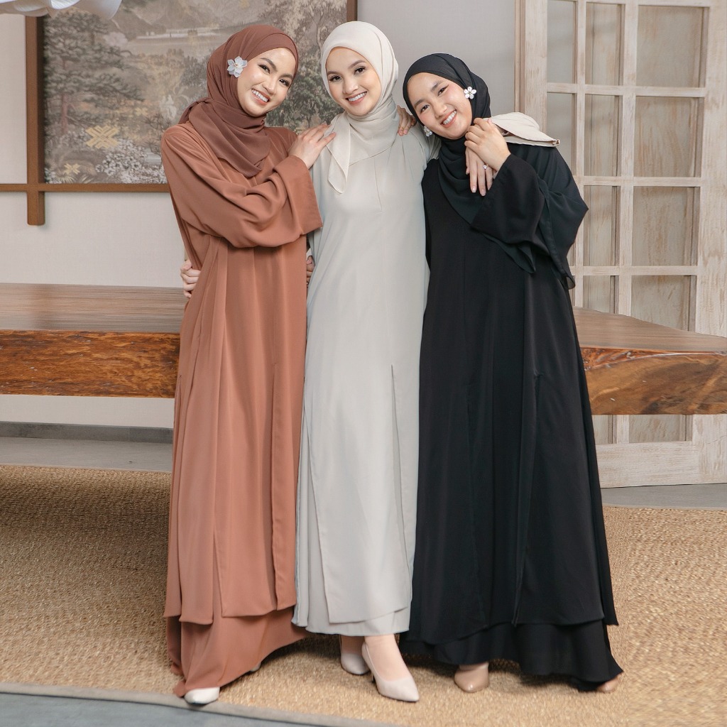 Jual Lozy Hijab - Haura Tunik Set (One Set Tunic Skirt Melayu Bahan Cool Touch) | Shopee Indonesia