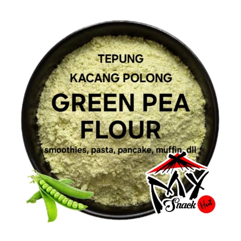 Jual GREEN PEA FLOUR 1KG TEPUNG KACANG POLONG HIJAU IJO ORGANIK BUBUK ...