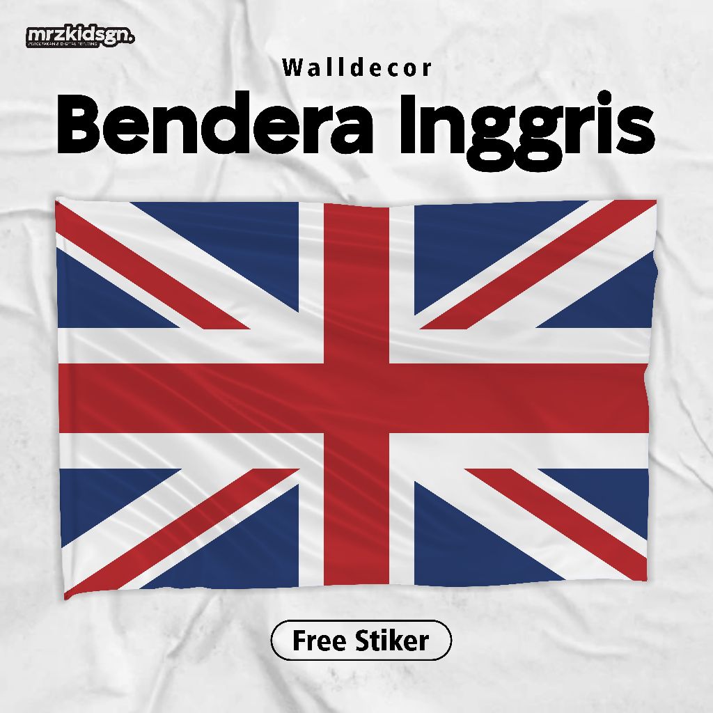Jual Cetak Bendera Inggris / Union Jack / British Flag / Bendera Custom ...