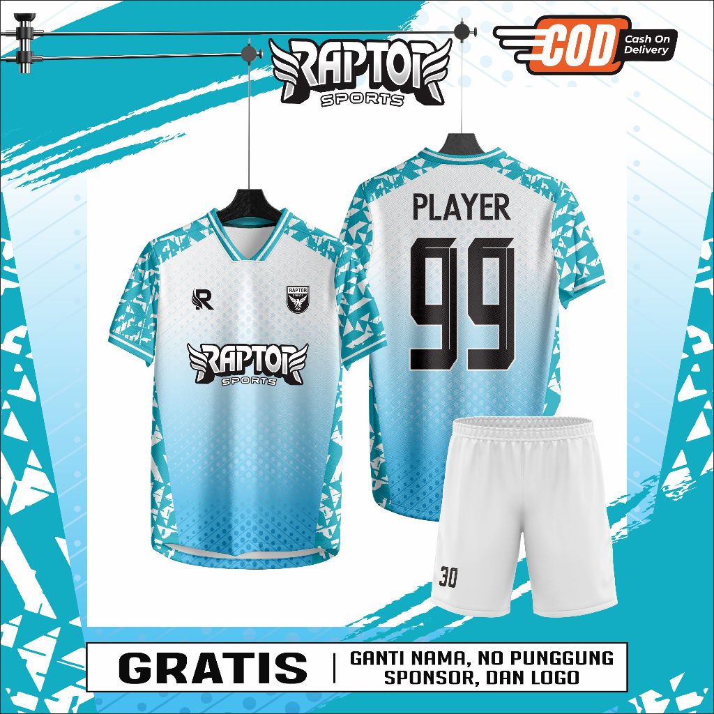 Jual Jersey Futsal Full Printing Bebas Custom Design (BISA SATUAN ...