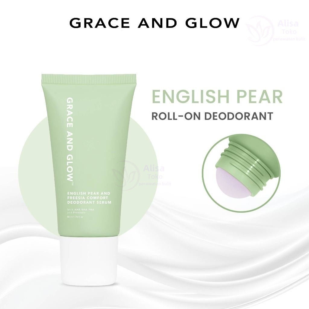 Jual GRACE AND GLOW ENGLISH PEAR DEODORANT 50ML | Shopee Indonesia