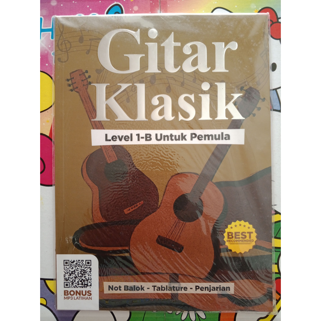 Jual BUKU MUSIK BELAJAR GITAR KLASIK PAKET LENGKAP SERI PEMULA LEVEL 1A ...