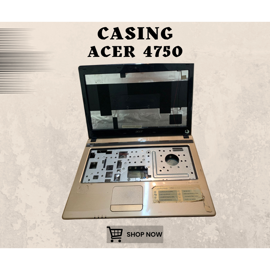 Jual CASING LAPTOP ACER 4750 FULLSET SECOND | Shopee Indonesia