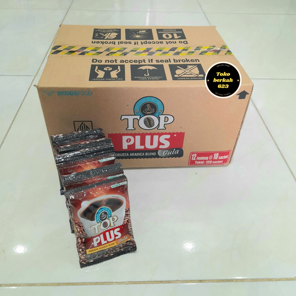 Jual 1 Dus TOP KOPI PLUS GULA Isi 120 Sachet | Shopee Indonesia