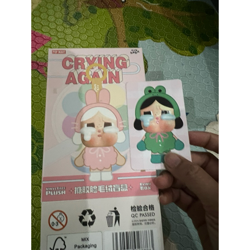 Jual CRY BABY crying again original popmart what a frog | Shopee Indonesia
