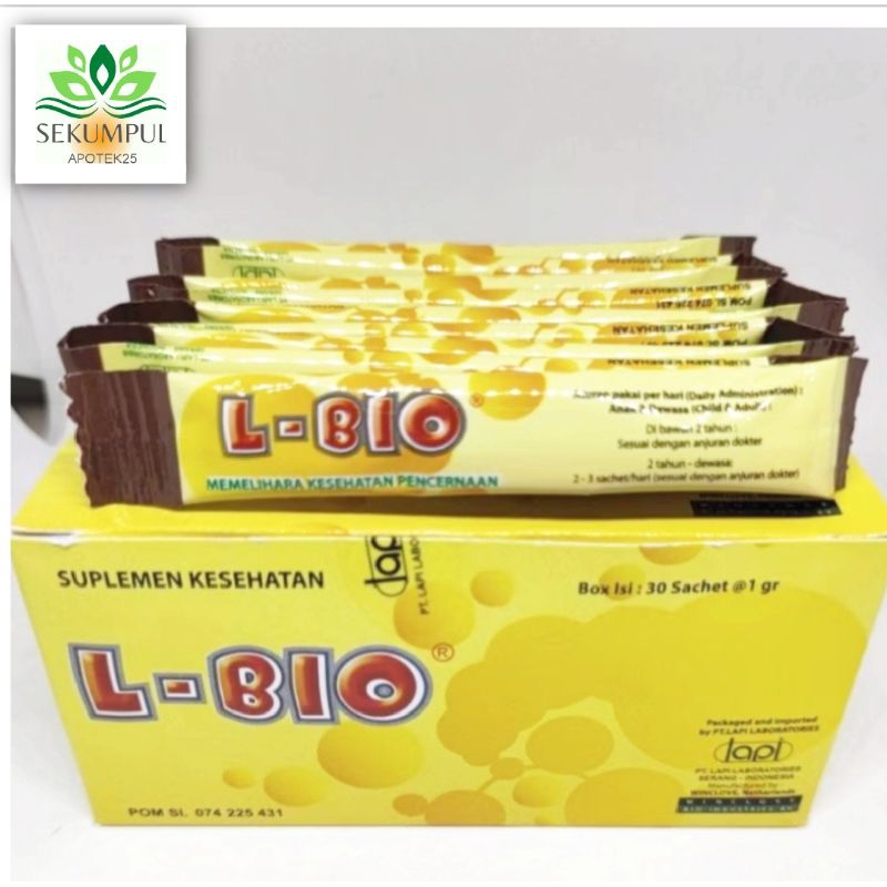 Jual L-BIO Probiotik Suplement Pencernaan (SA) | Shopee Indonesia