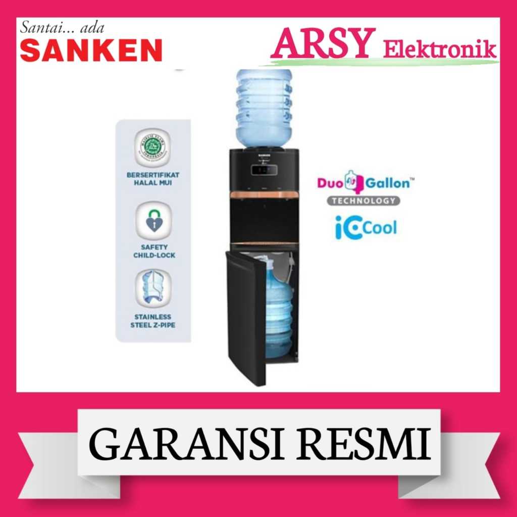 Jual DISPENSER SANKEN GALON ATAS BAWAH HOT,NORMAL & COOL HWDZ79IC GARANSI RESMI | Shopee Indonesia