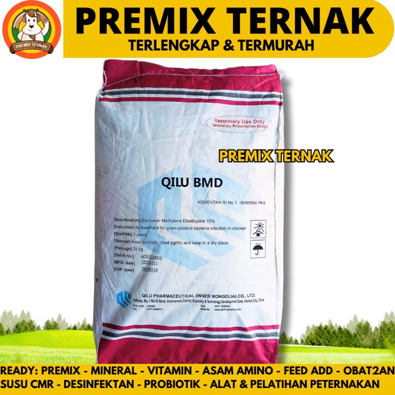 Jual AGP Qilu BMD 1Kg Ba.citracin Methylene Disalyciate | Shopee Indonesia