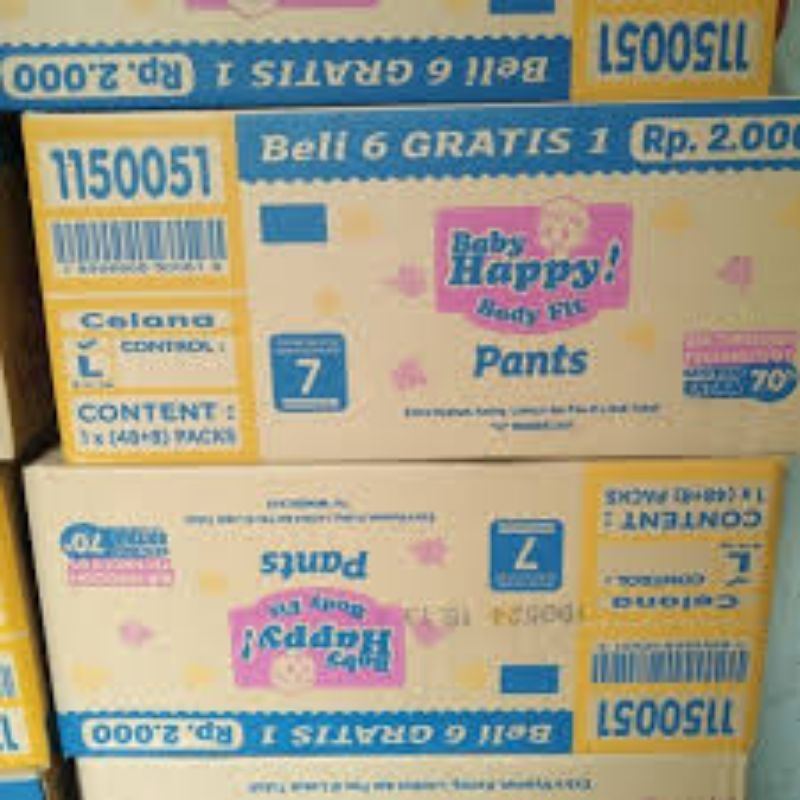 Jual baby happy Pampers/popok renceng perdus ukuran L | Shopee Indonesia