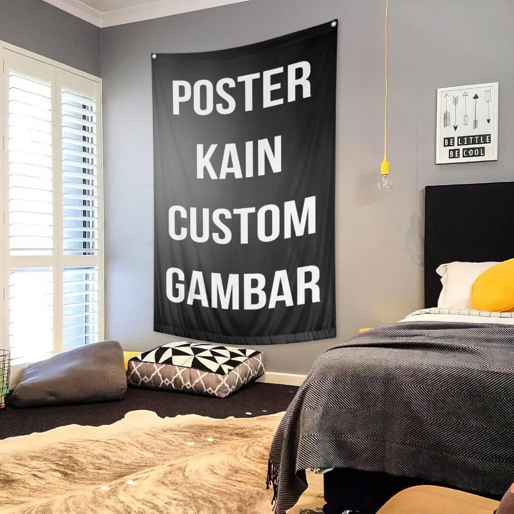 Jual Nazhifa Printing - Poster Kain Portrait Bebas Custom Gambar Wall ...