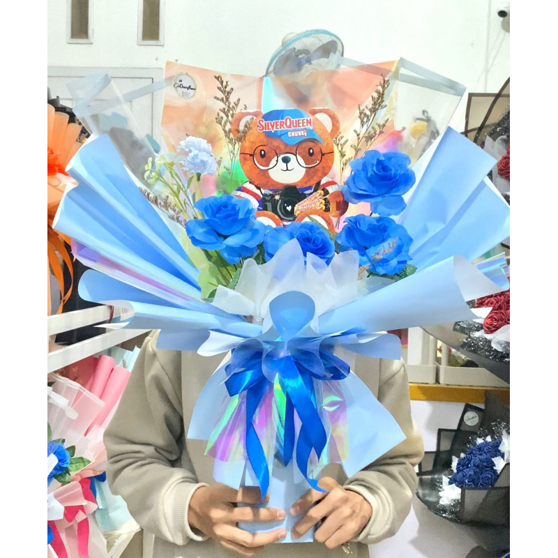 Jual Bucket Bear edisi Valentine/buket beruang/gift/ulangtahun/wisuda ...