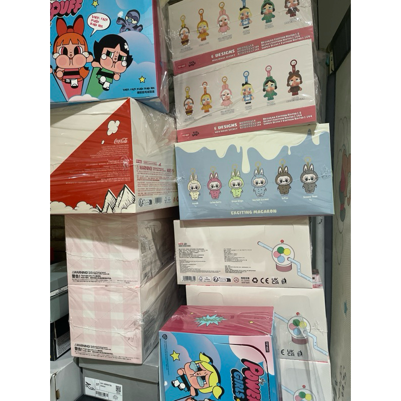 Jual Popmart labubu v2 v1 have a seat makaron crying again cry baby ppg ...