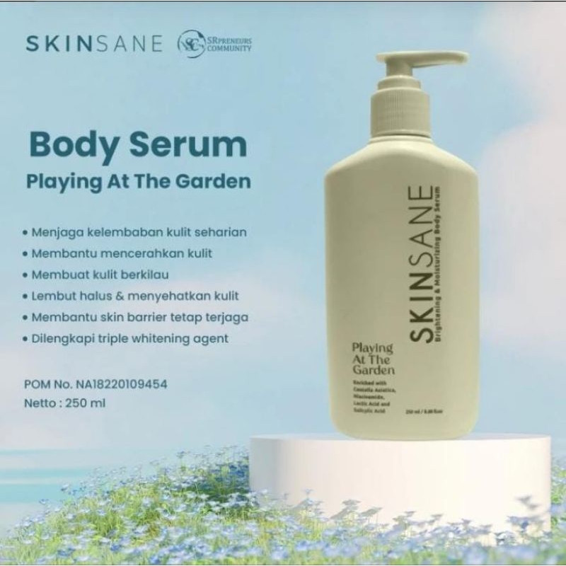 Jual SKINSANE Body Serum Playing At The Garden | Shopee Indonesia