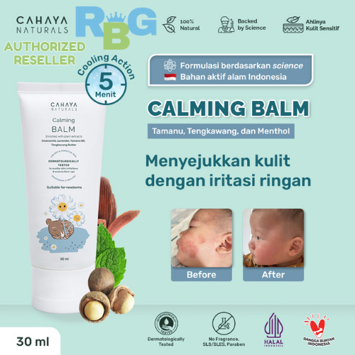 Jual Cahaya Naturals Calming Balm 60ml 30ml Salep Gatal Bayi - Krim ...