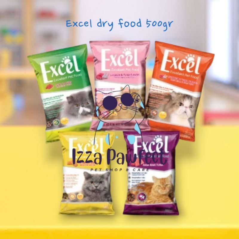 Jual Excel Dry Food 500gr – Makanan Kucing Berkualitas dengan Nutrisi ...