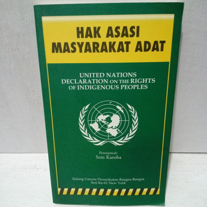 Jual Buku Original HAK ASASI MASYARAKAT ADAT - SEM KAROBA | Shopee ...