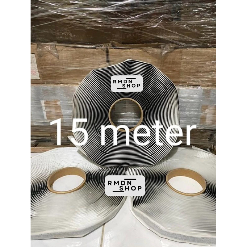 Jual Rubber Butyl Tape Sealant Lem Mika Lampu Kaca Mobil Door Trim Lem ...