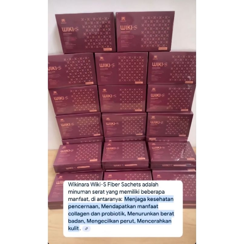 Jual WIKI S & wiki x fiber drink cuci usus & stamina booster wikinara ...