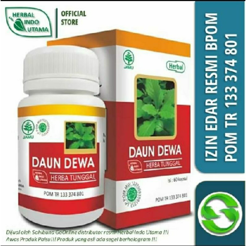 Jual HIU DAUN DEWA ISI 60KAPSUL | Shopee Indonesia