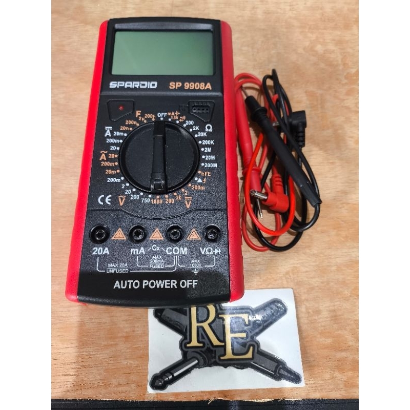 Jual Digital multimeter spardio SP9908A | Shopee Indonesia