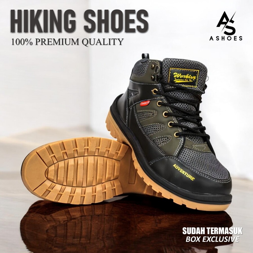 Jual Sepatu Gunung Pria Boots Hiking Touring Boots Pria Outdoor ...