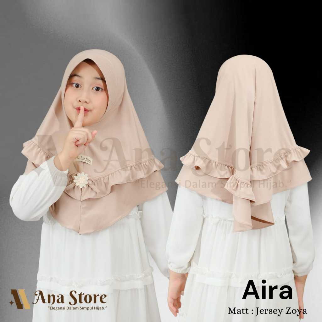 Jual 𝗛𝗶𝗷𝗮𝗯𝗯𝗶𝗸𝗶𝗱'𝘀 𝗔𝗶𝗿𝗮 - Hijab Bergo Anak Instan 5 - 10 Thn Jilbab Anak Terbaru Model Bunga ...