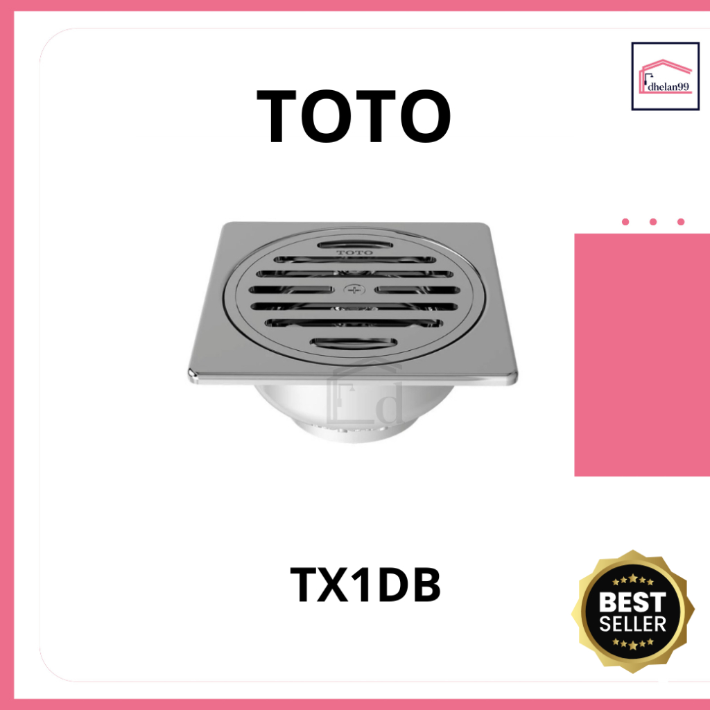 Jual Floor Drain TOTO TX1DB / TX1BN Saringan Got Kamar Mandi | Shopee Indonesia