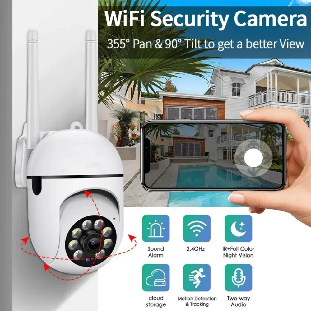 Jual CCTV OUTDOOR V380 PRO Cctv Smart WiFi Kamera HP Jarak Jauh Full HD ...