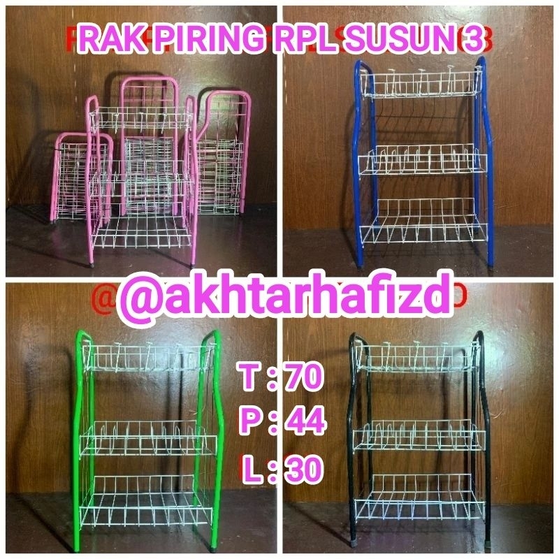 Jual Rak Chiki Susun 3 Rak Roti Rak Serbaguna Praktis | Shopee Indonesia