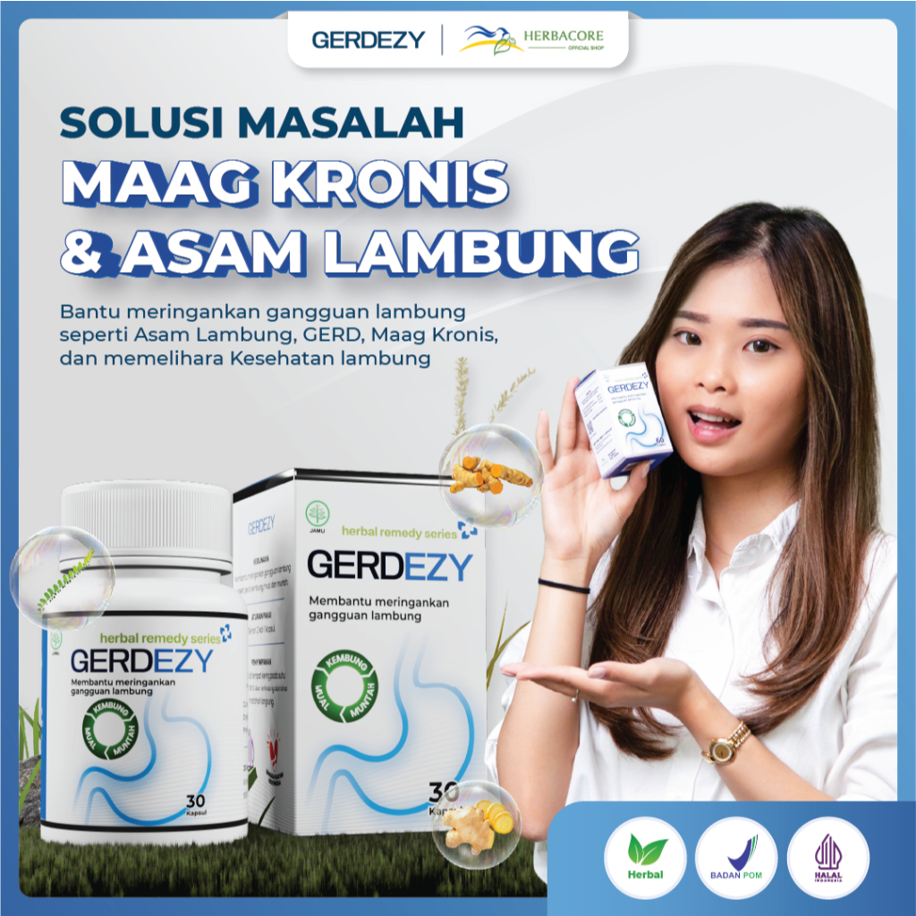 Jual GERDEZY 30 Kapsul - Obat Maag Herbal Ampuh Atasi Gejala Asalm ...